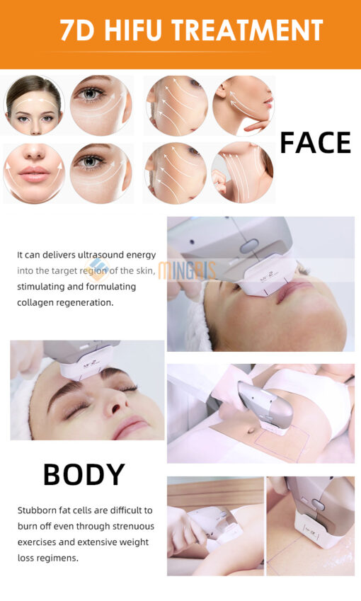 Focused ultrasound 4d 5d 6d 7d hifu ultrasonic 7d hifu fat removal ...