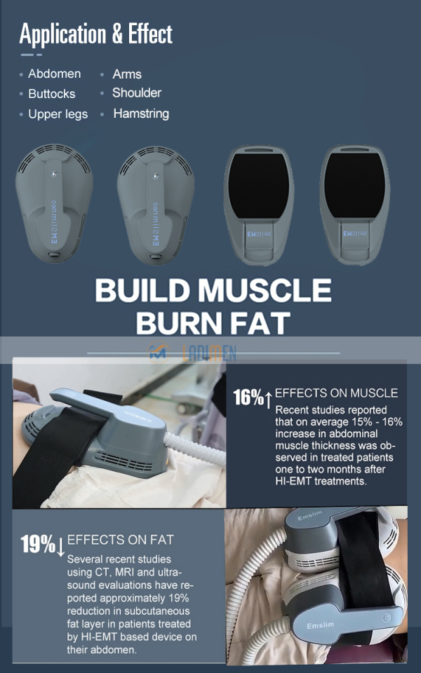 4 Handles EMSlim Neo RF EMS Muscle Building Fat Burning Slimming ...